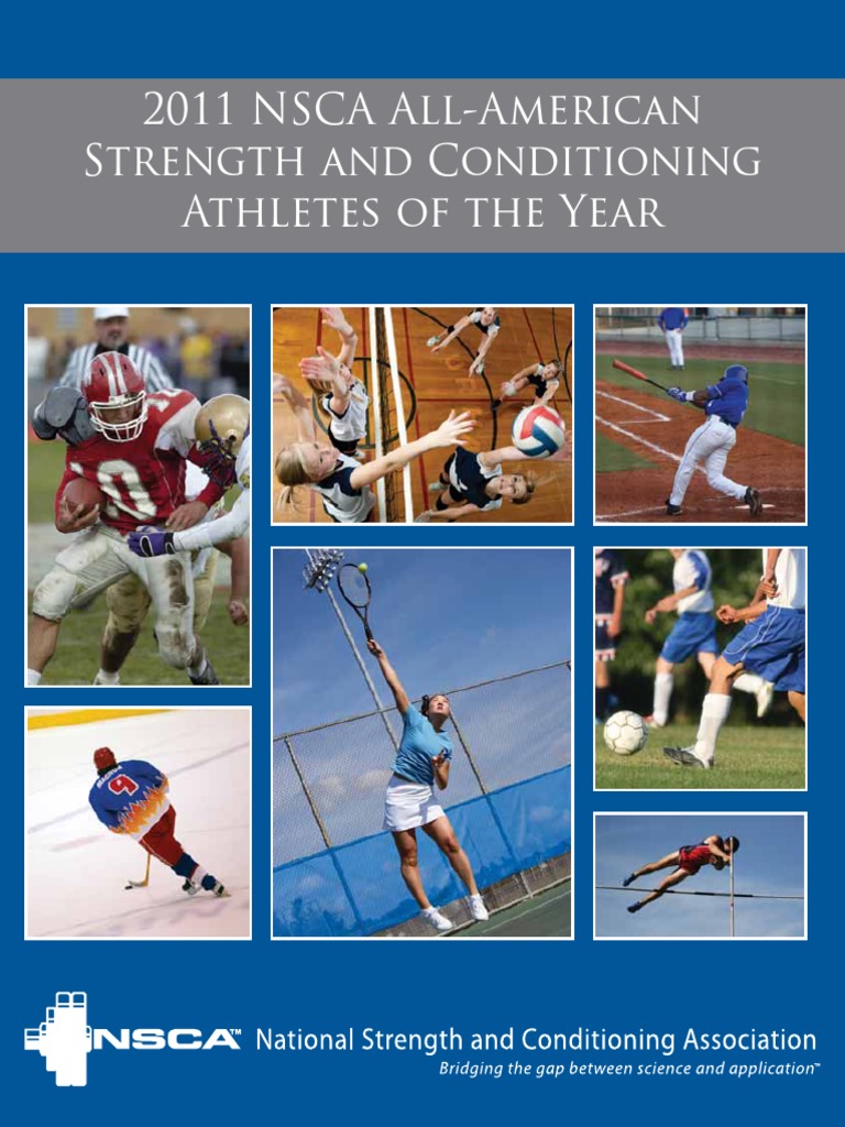 2011 NSCA All-American Strength A ND Conditioning Athletes) | PDF ...