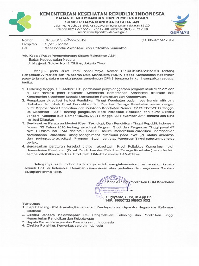 Surat Edaran BKN PDF | PDF