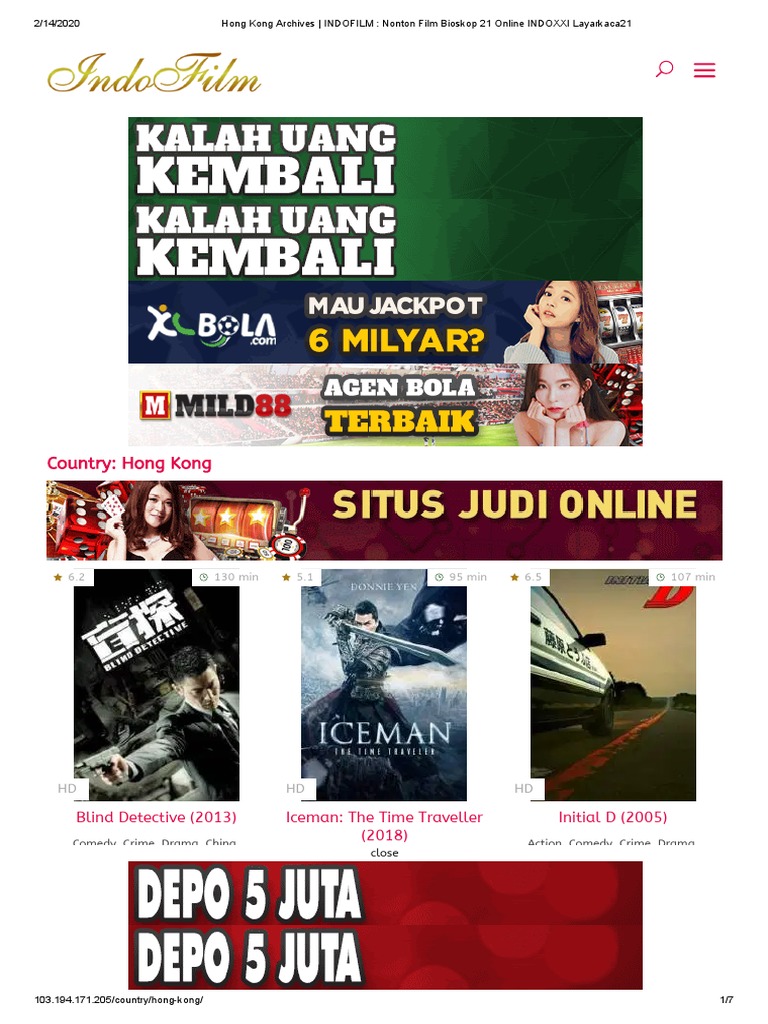 Hong Kong Archives - INDOFILM - Nonton Film Bioskop 21 Online INDOXXI ...