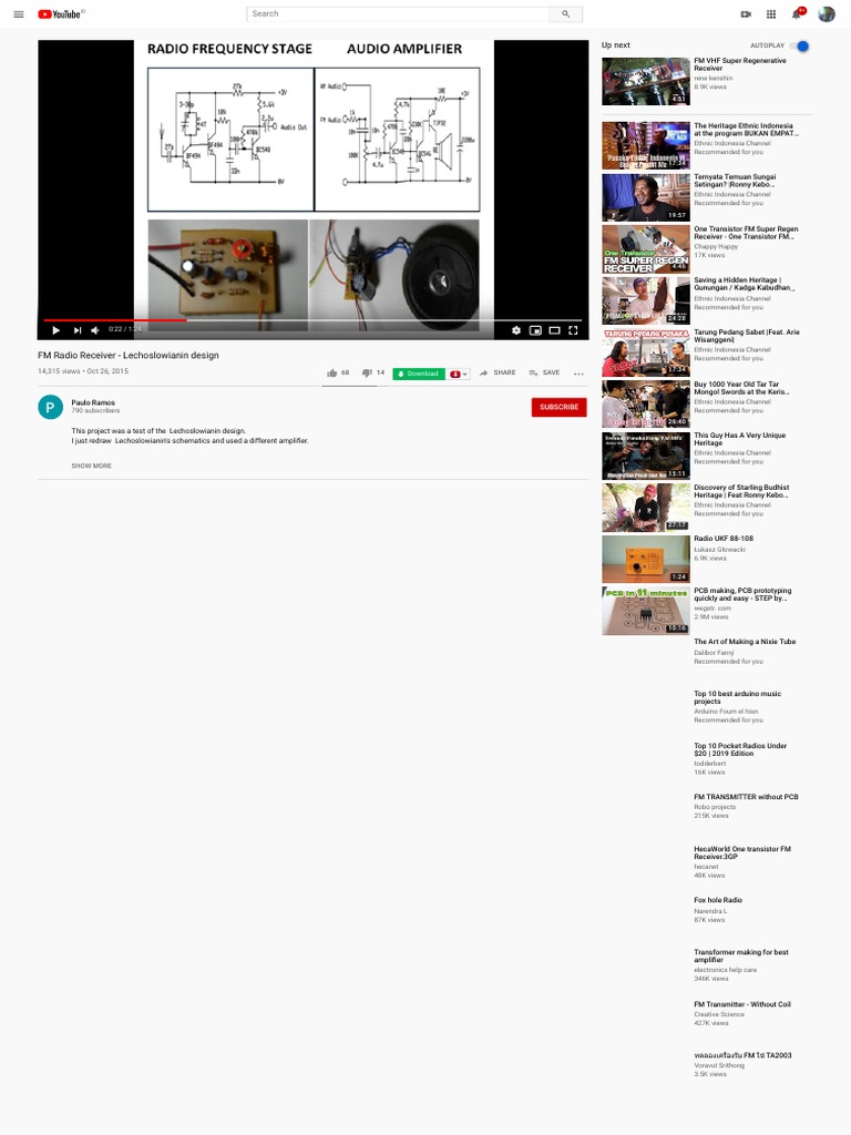 FM Radio Receiver - Lechoslowianin Design - YouTube PDF | PDF ...