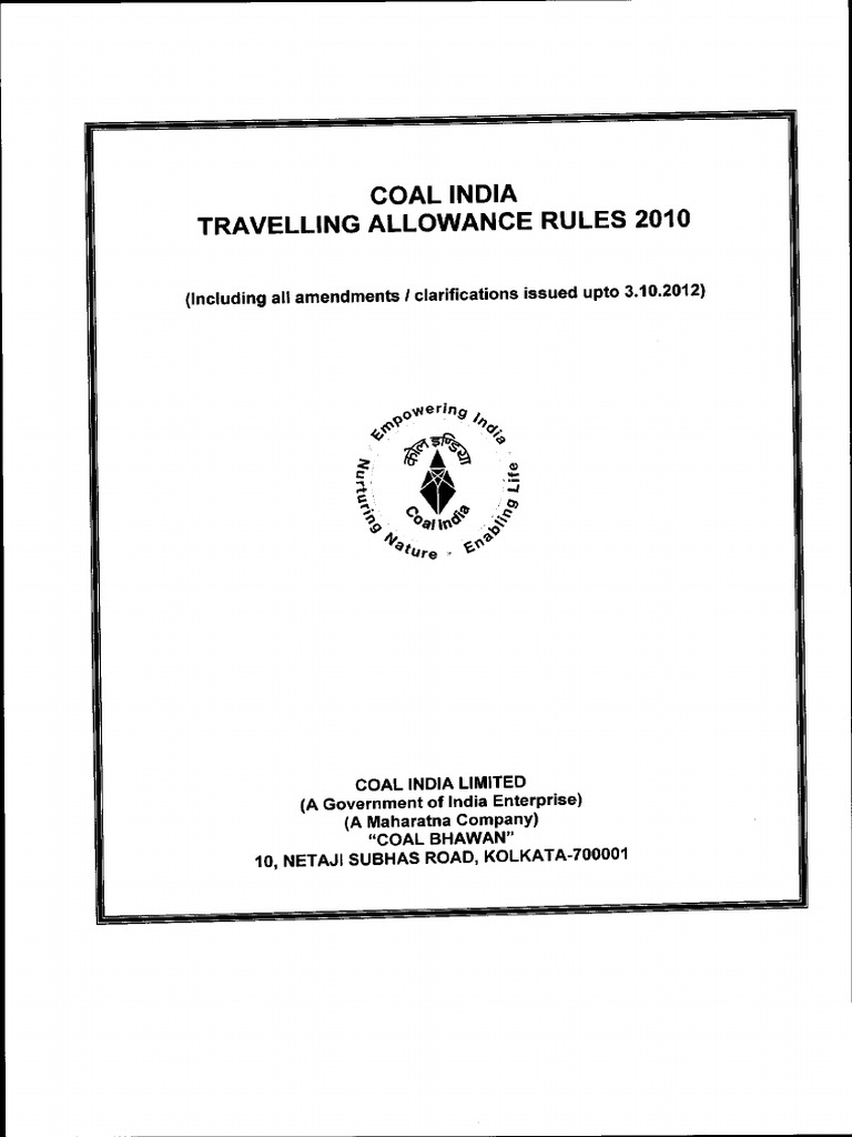 CIL TA Rules As On 03102012 12102012 PDF | PDF