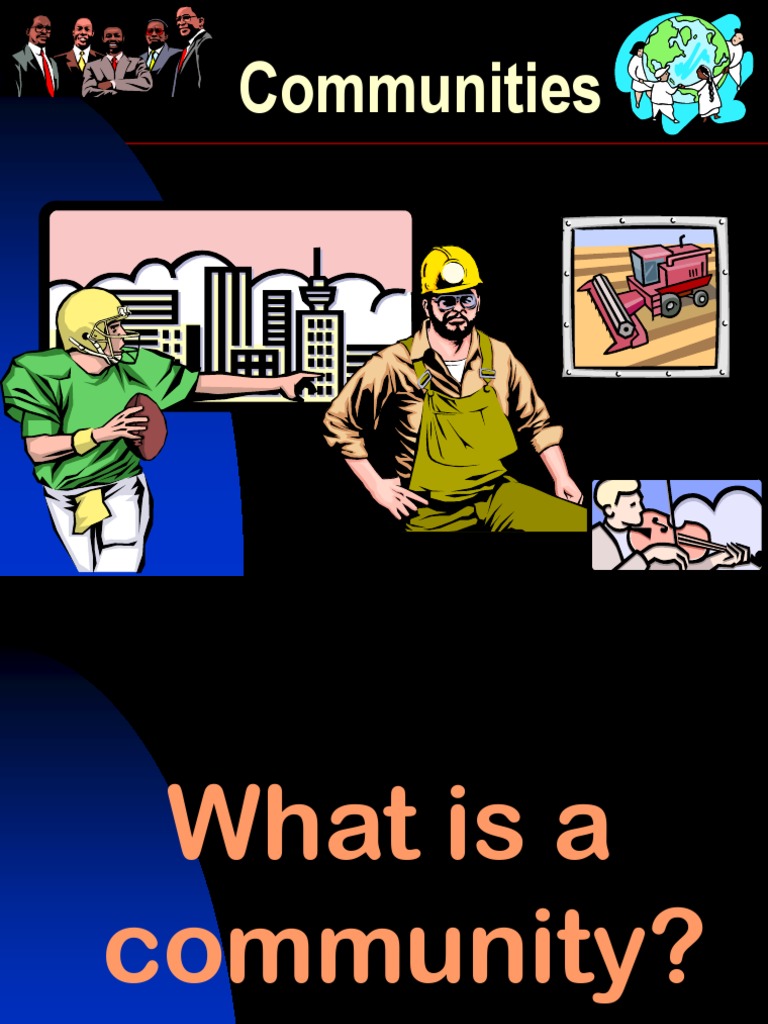 Three Types of Communities Explained | PDF | Suburb | Parks