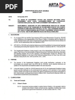 ARTA - Memorandum Circular 2020-05, Rules of Procedures For Complaints ...