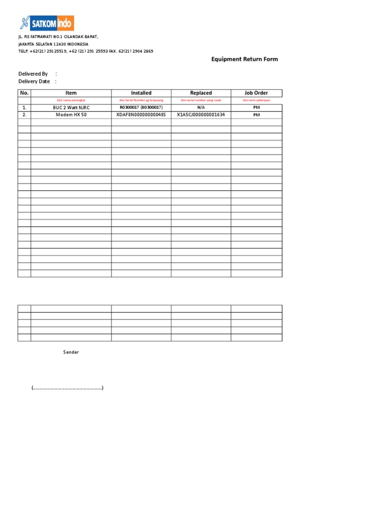 Eqr Form | PDF