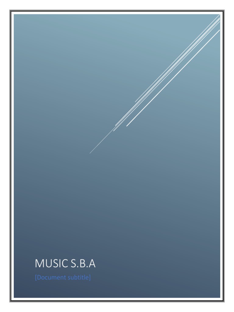 Music Analysis in Advertising SBA | PDF | Tempo | Singing