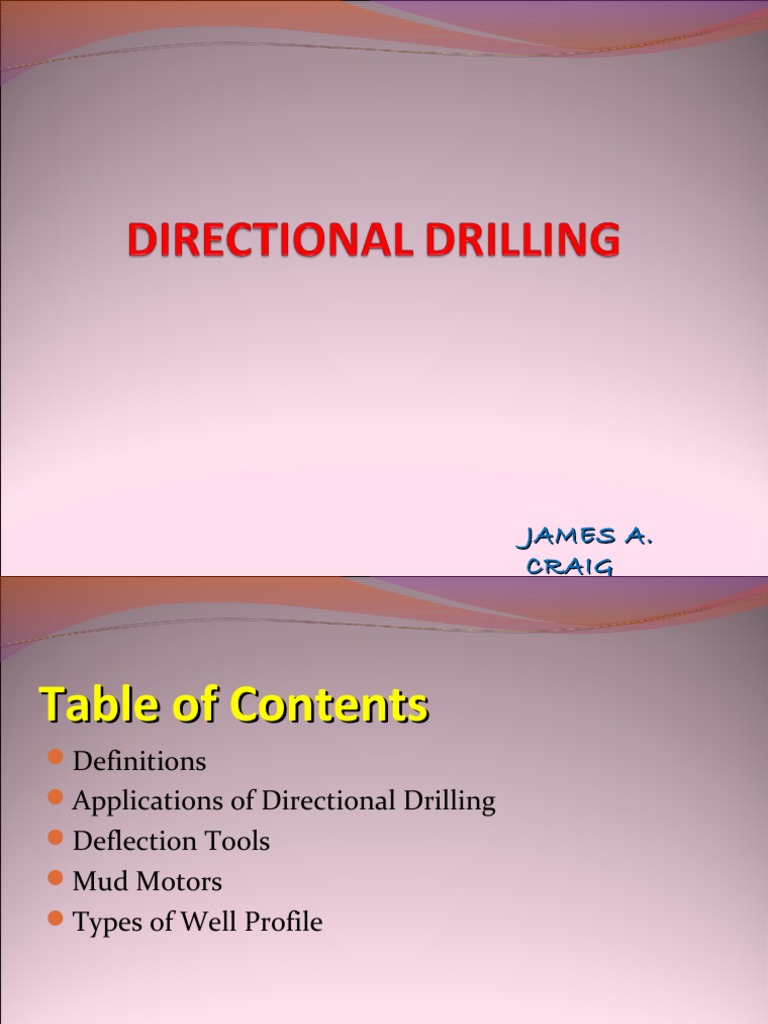 Directional Drilling PDF | PDF | Oil Well | Electric Motor
