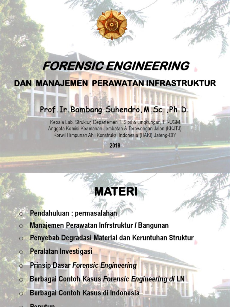 Forensic Engineering PDF | PDF | Teknologi & Rekayasa