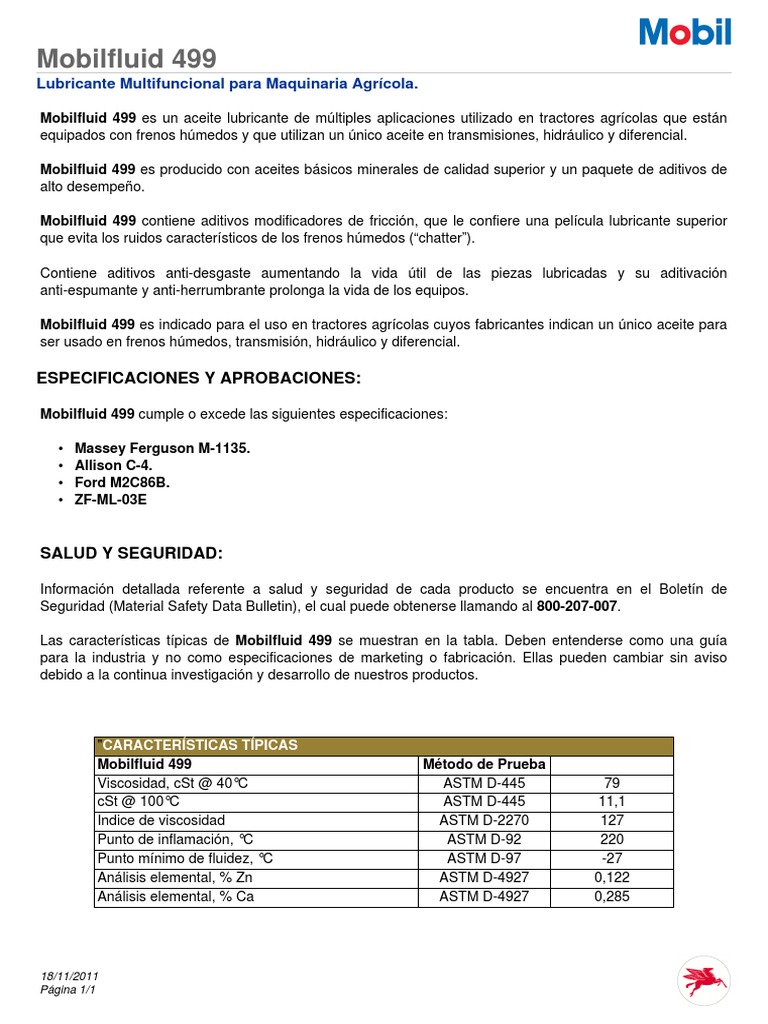 Mobilfluid 499 PDF | PDF