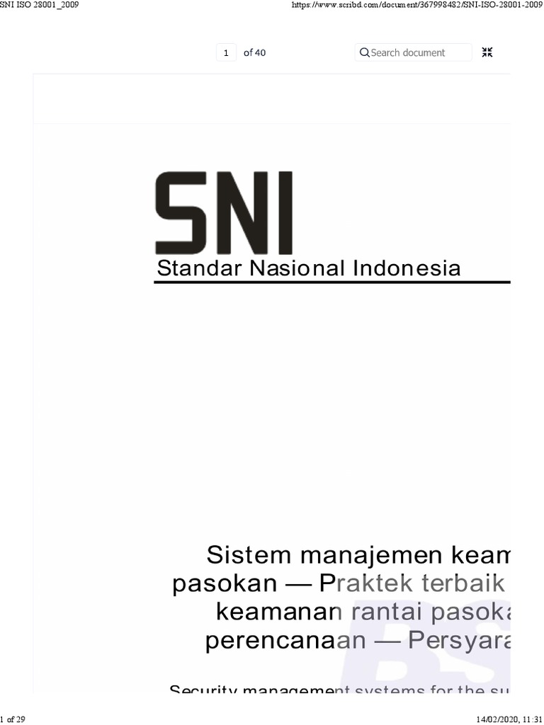 Iso 28001 Pdf Download Free Pdf Computing And Information Technology