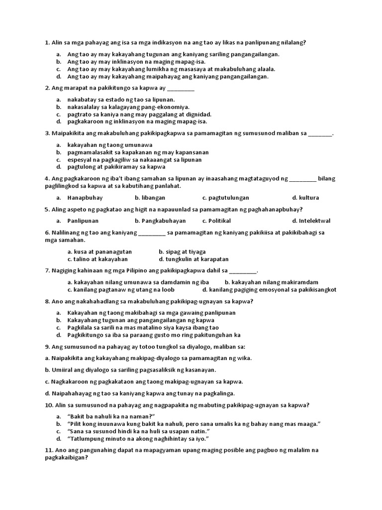 TQ ESP 8 - 2nd Quarter | PDF