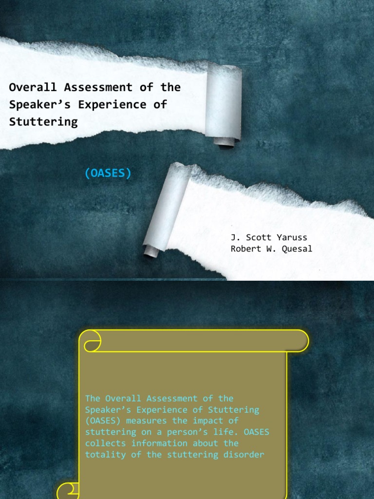 Measuring the Total Impact of Stuttering: An Overview of the Overall ...