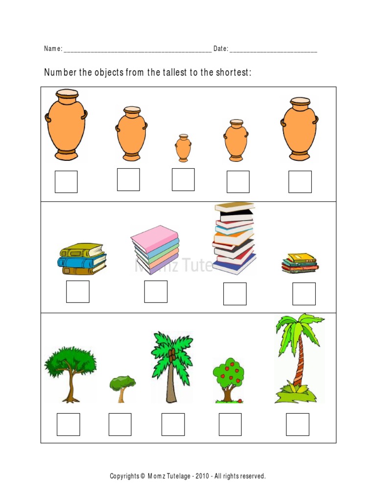 Arrange-Tall To Short | PDF