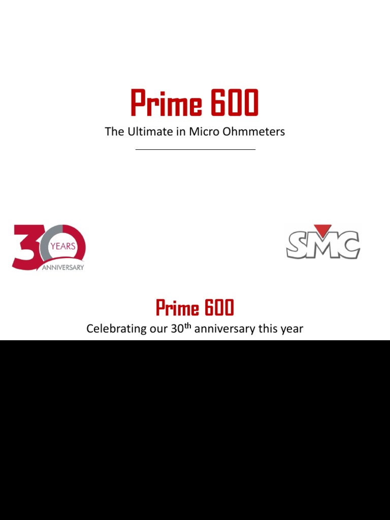 SMC Prime 600 Spotlight NETA | PDF | Electric Arc | Electrical ...
