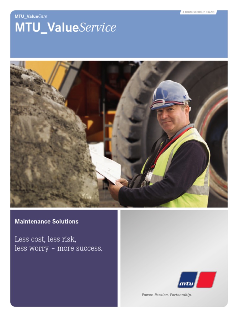 MTU Value Service Mining | PDF | Reliability Engineering | Business