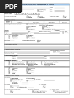 Health Screening and Assessment Form - Sample | PDF | Edema | Heart