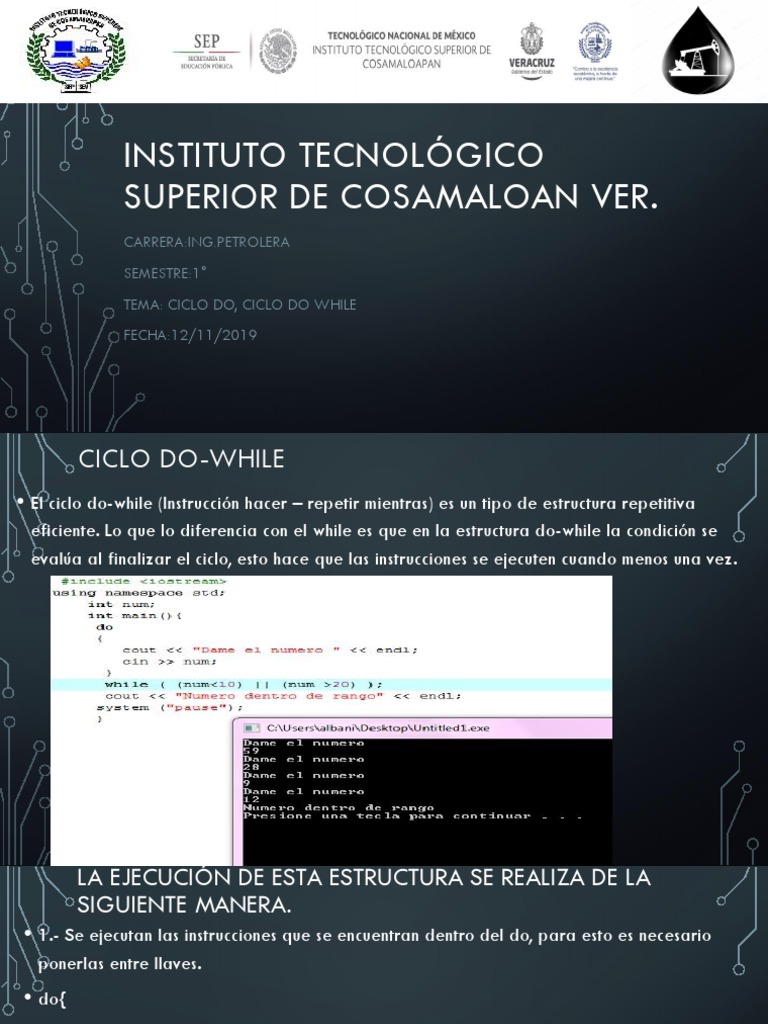 Ciclo While y Do While | PDF | C ++ | Programa de computadora
