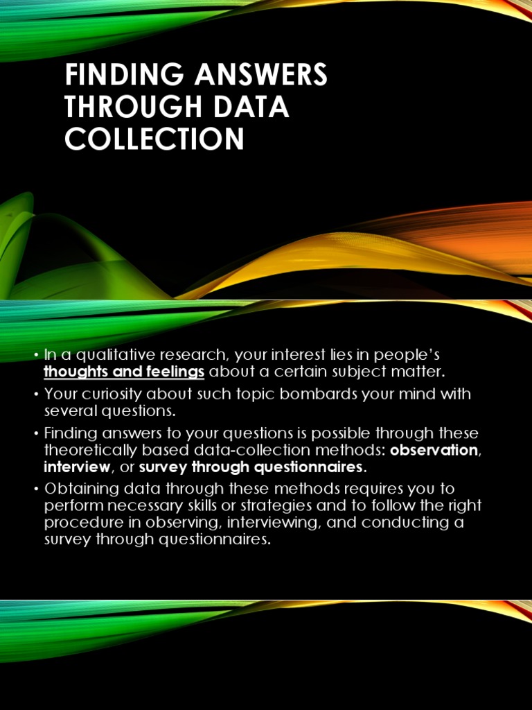 Types of Observation in Research | PDF | Observation | Qualitative Research