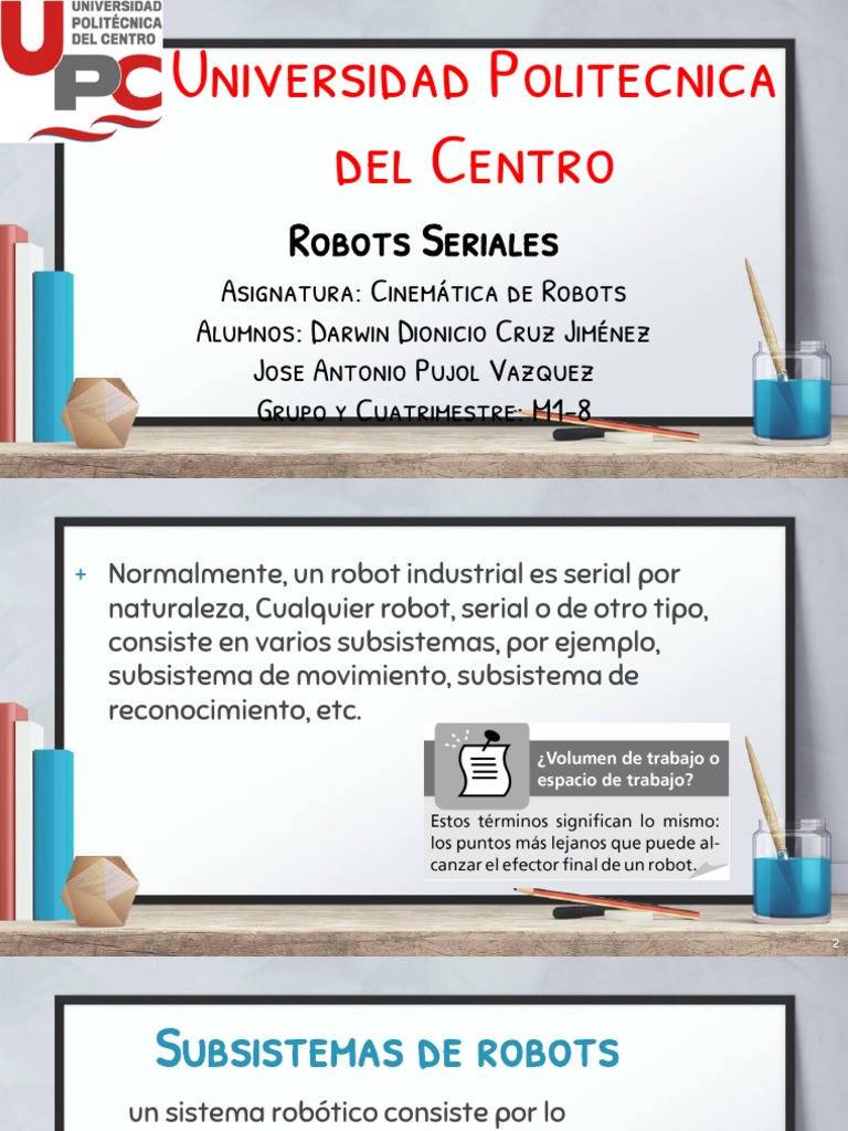 Robots Seriales | PDF | Robot | Robótica