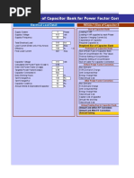 Selection and Sizing of APFC Panel | PDF | Capacitor | Electronics