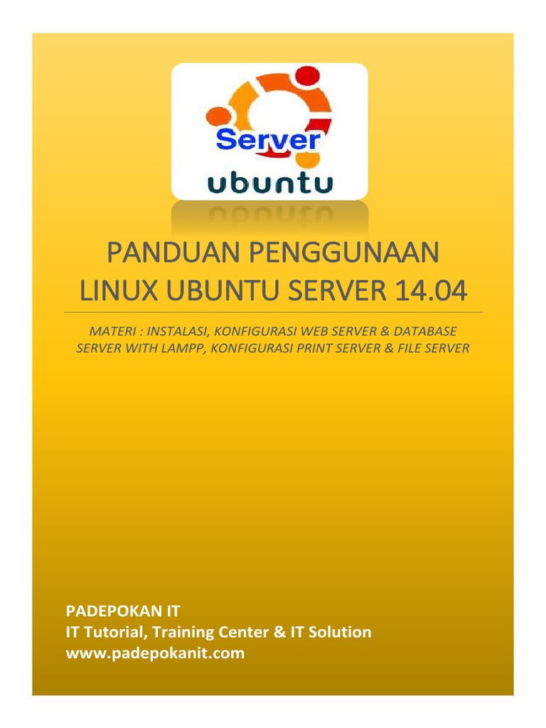 Modul Ubuntu Server 14.04 Tingkat Basic | PDF | Komputer