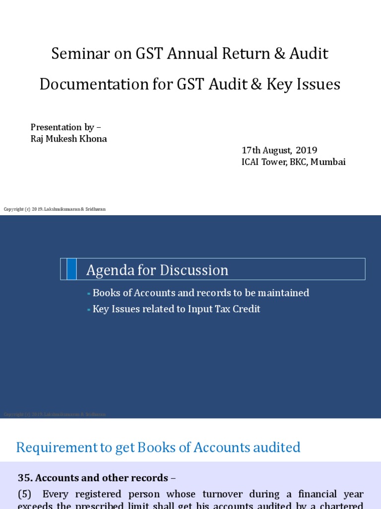 Documentation GST Audit PDF | PDF | Invoice | Value Added Tax