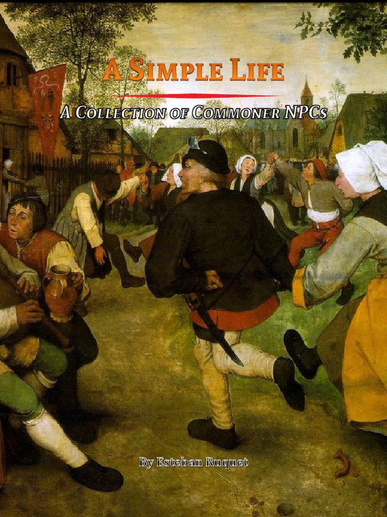 A Simple Life A Collection of Commoner NPCs | PDF | Dwarf (Dungeons ...
