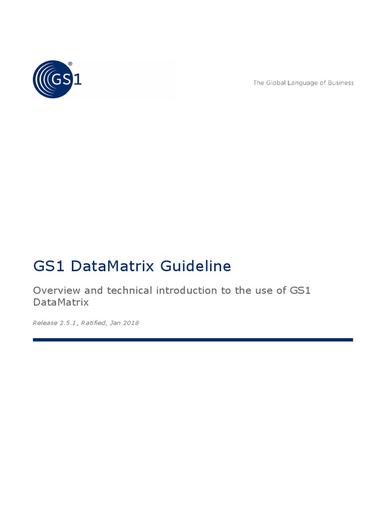GS1 DataMatrix Guideline PDF | PDF | Ascii | Forward Error Correction