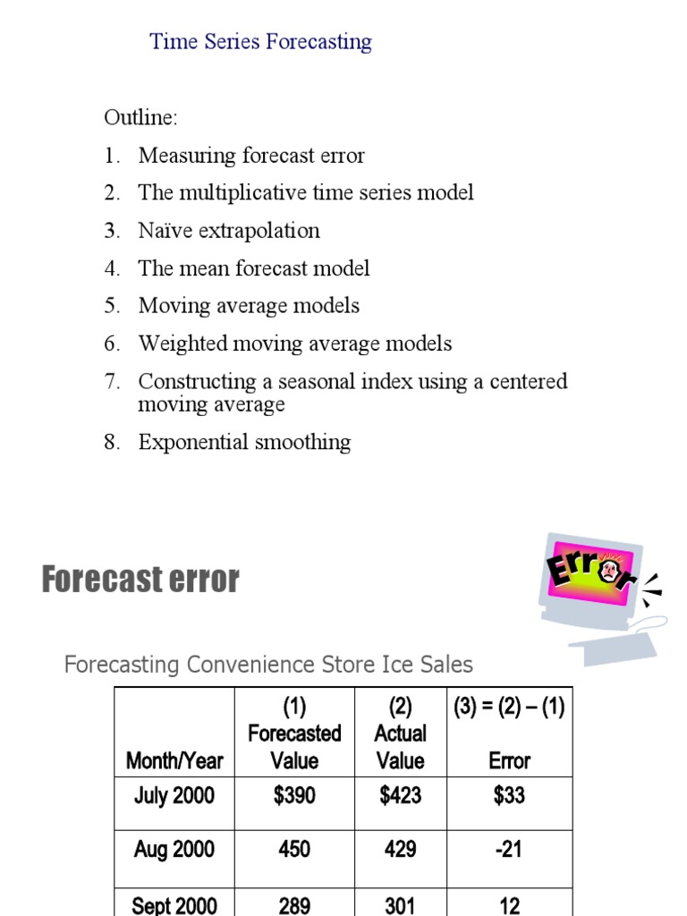 6313 F 07 Timeseries | PDF | Forecasting | Mean Squared Error