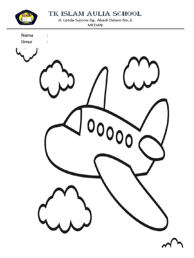 Bahan Mewarnai TK B | PDF