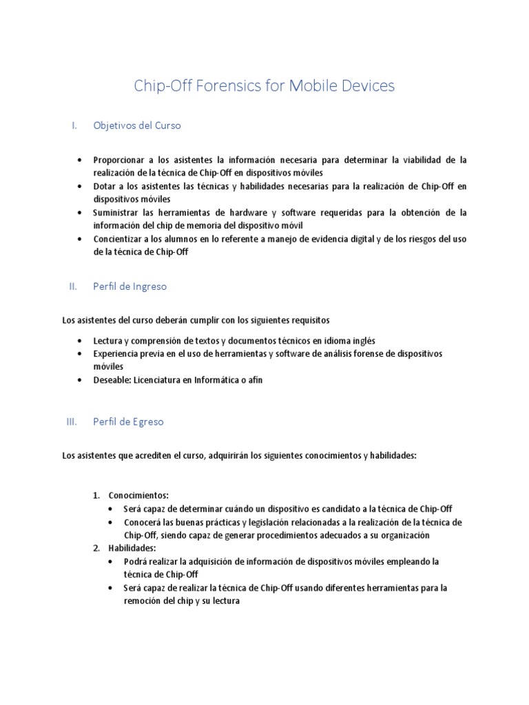 Chip-Off Forensics for Mobile Devices: An In-Depth Training Course on ...