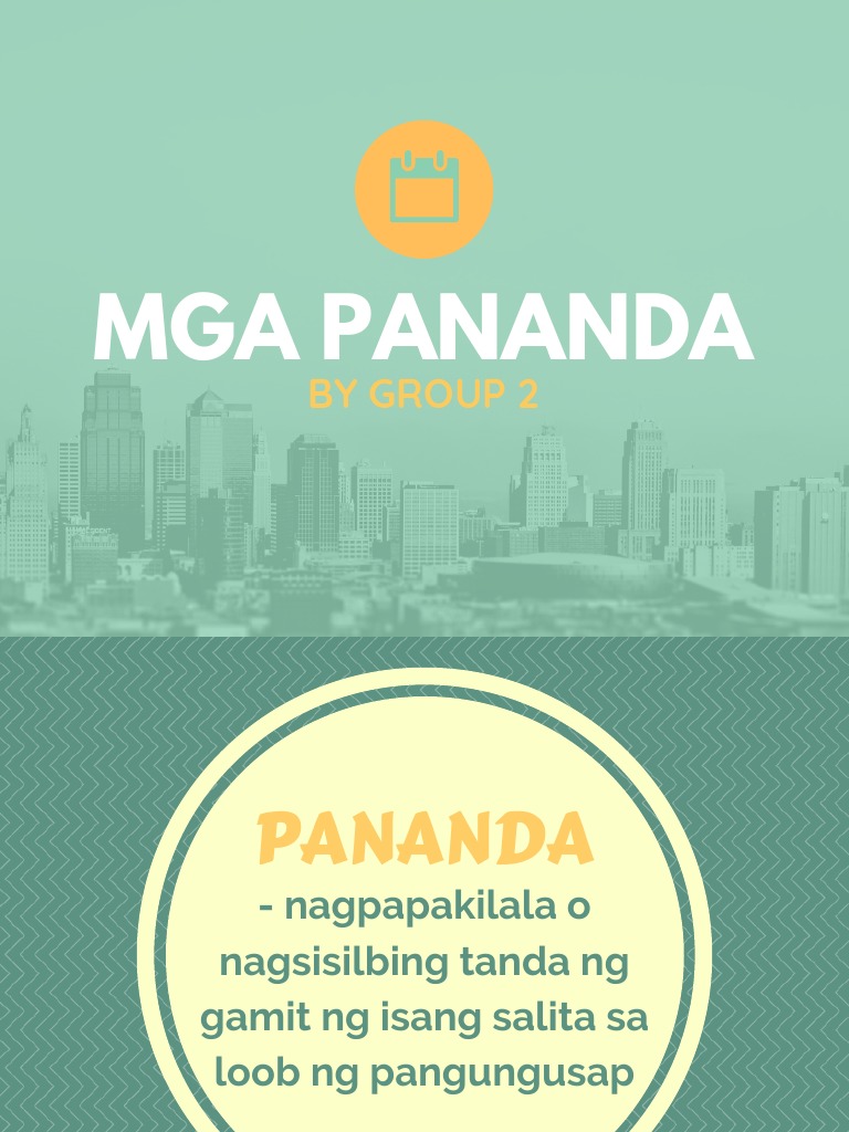 Mga Pananda | PDF