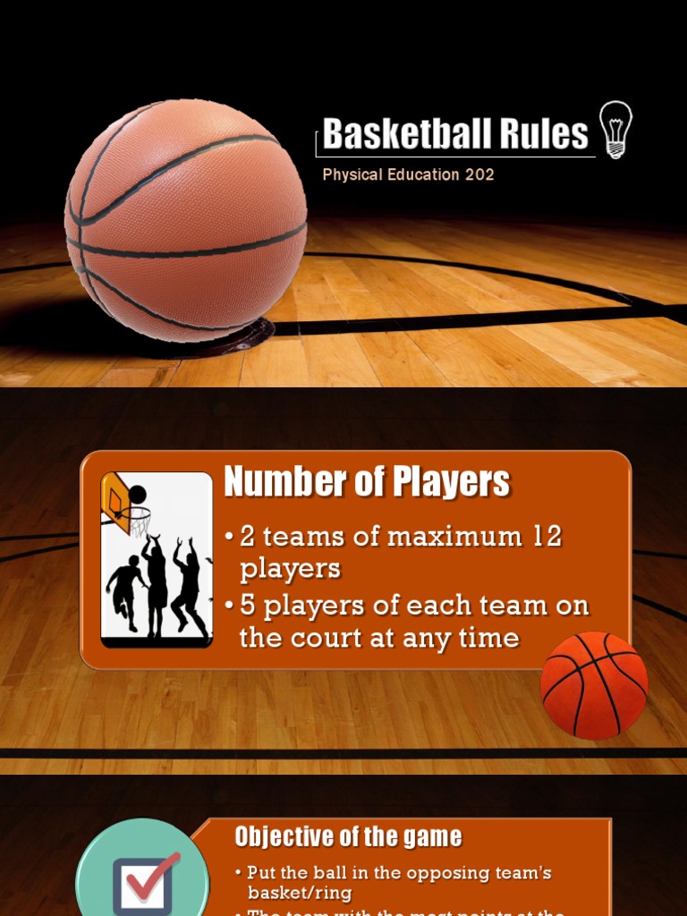 Basketball Game Rules Overview | PDF | Sports | Leisure