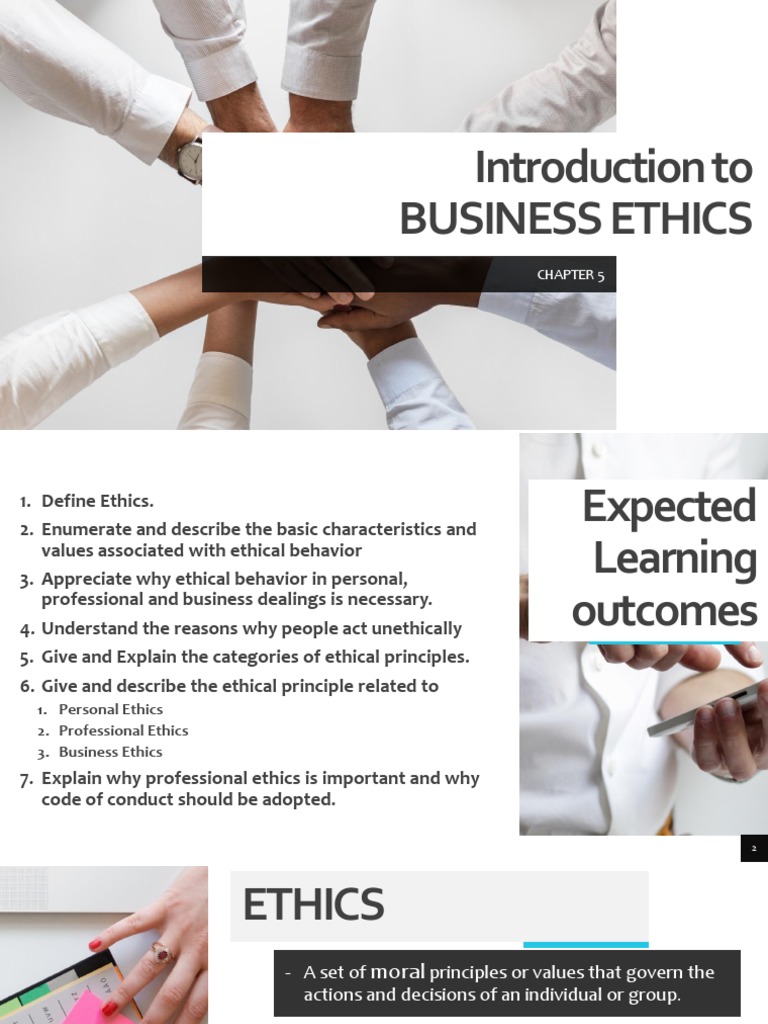 Understanding Business Ethics Principles | PDF | Value (Ethics ...