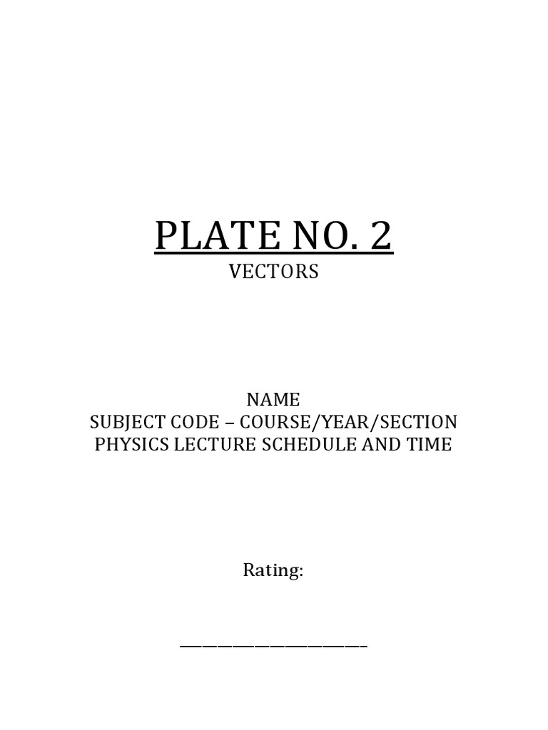 Plate 2 Aero | PDF