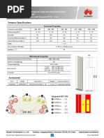 ADU4518R7v06: Antenna Specifications | PDF | Antenna (Radio ...