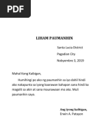 Mga Uri NG Liham | PDF