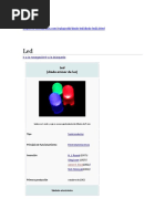 Voltaje y colores de LEDs explicados | PDF | Diodo emisor de luz ...