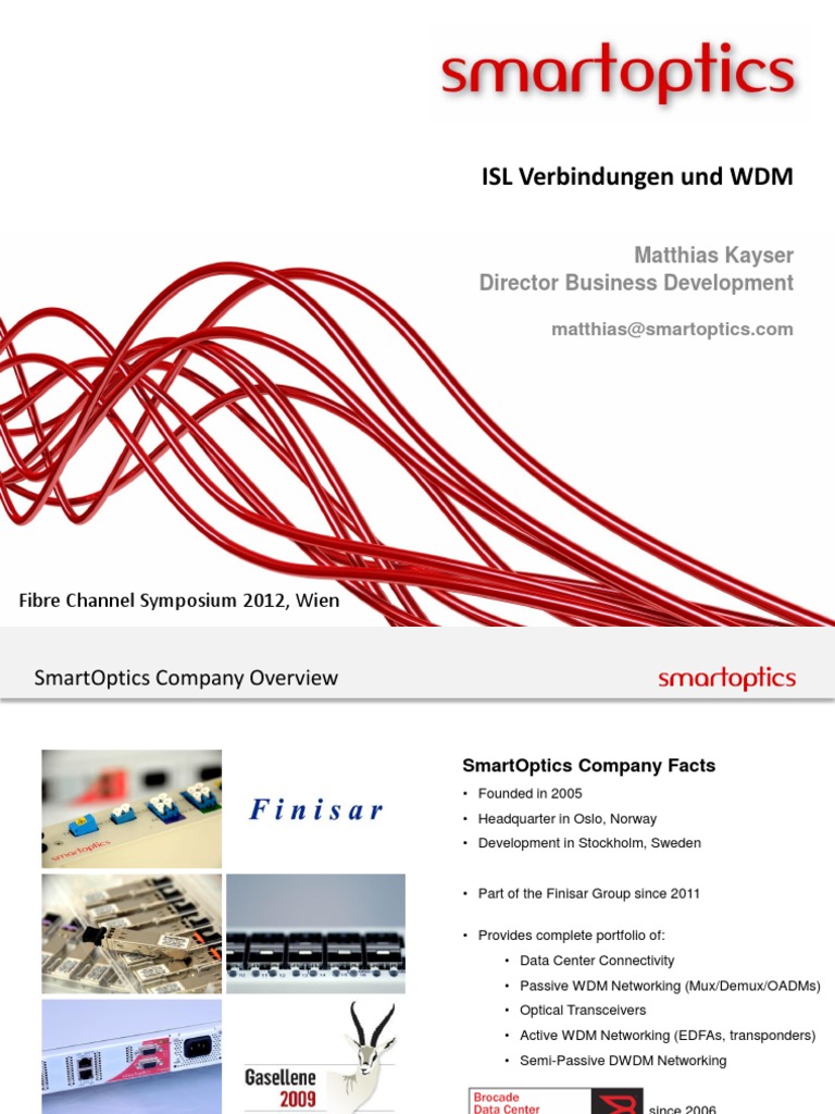 Smartoptics DWDM CWDM | PDF | Wavelength Division Multiplexing ...