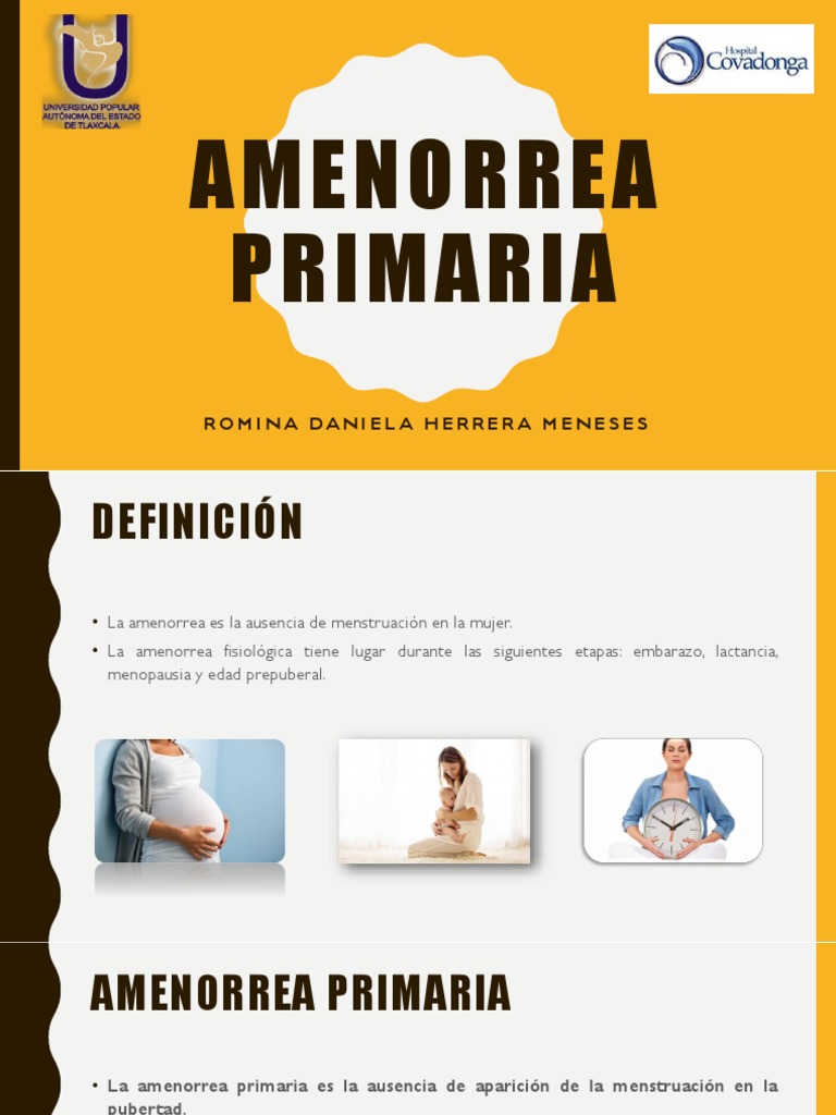 Amenorrea Primaria | PDF | Pubertad | Anatomia sexual