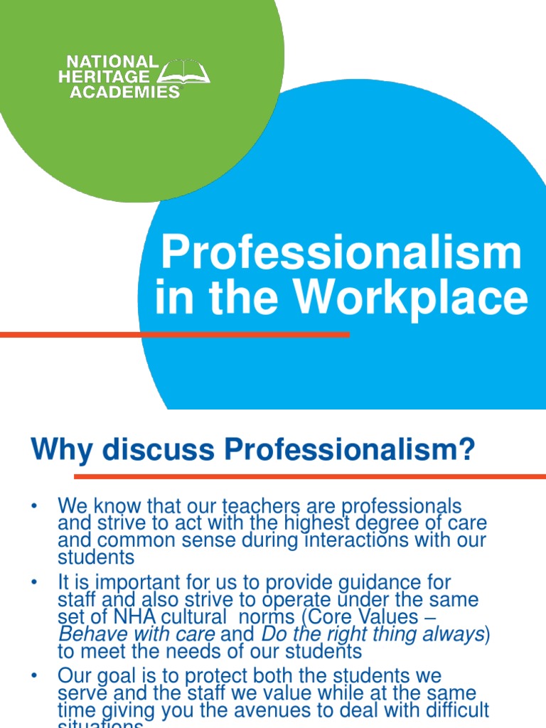 Professionalism in The Workplace 2020 | PDF | Social Media | Popular ...
