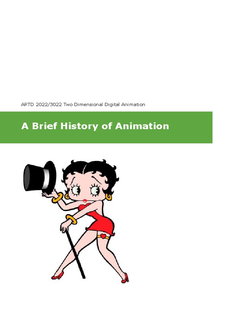A Brief History of Animation | PDF | Animation | Cartooning