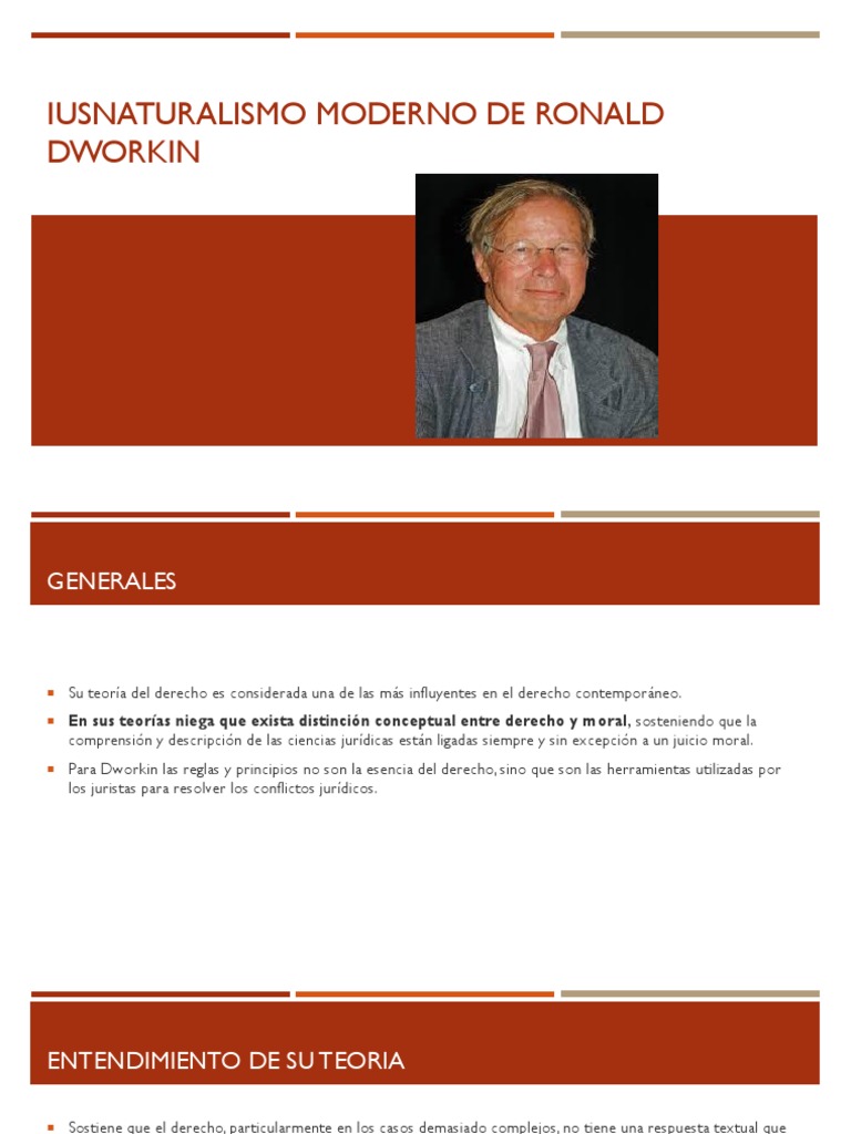 Iusnaturalismo Moderno de Ronald Dworkin | PDF | La Ley natural | Juez