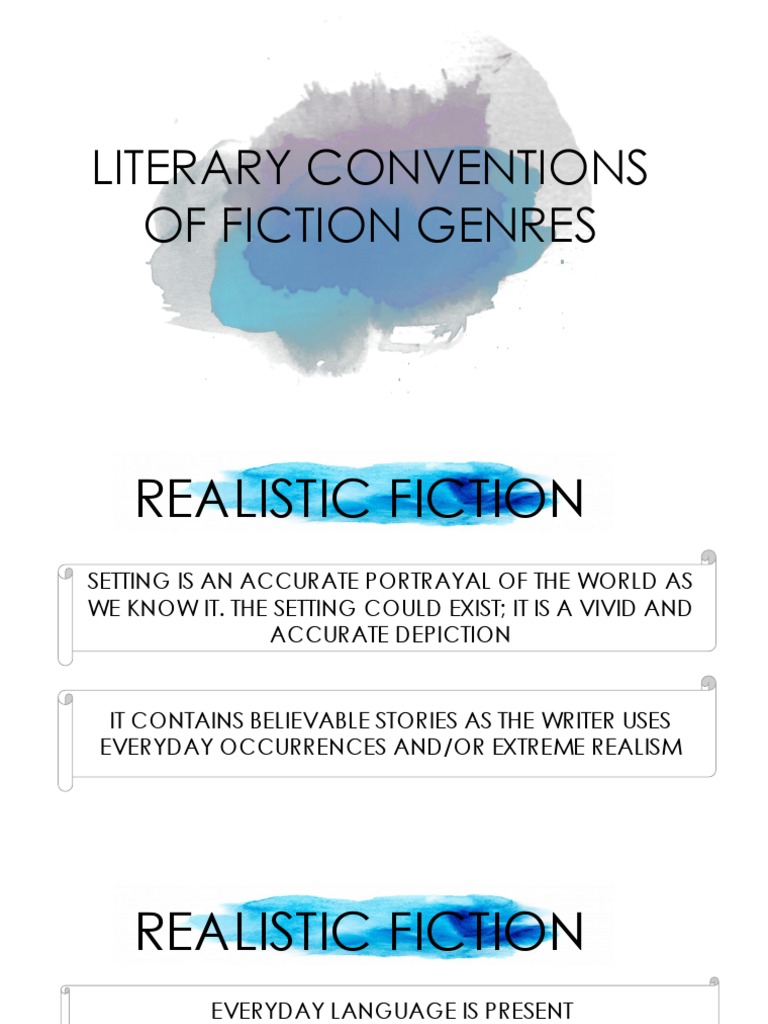 CNF - 2.-Literary-Conventions-of-Fiction-Genres | PDF | Plot (Narrative ...