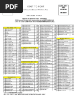 Cost To Cost Price List | PDF | Office Equipment | Electronics