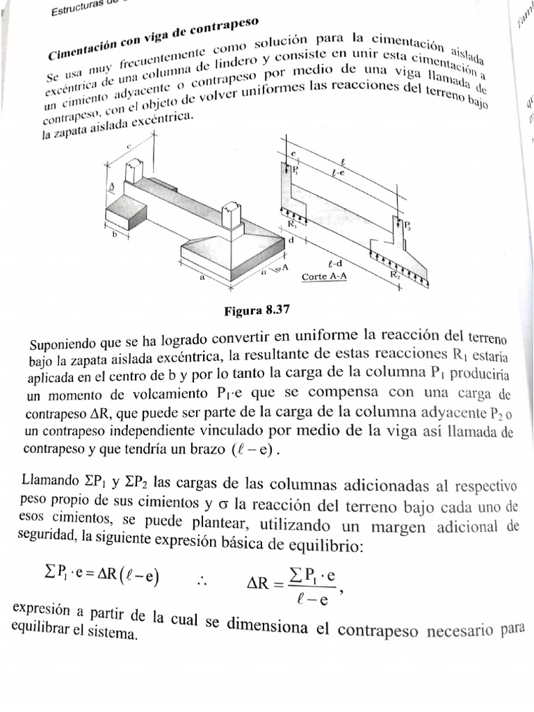 Zapatas Contrapeso | PDF