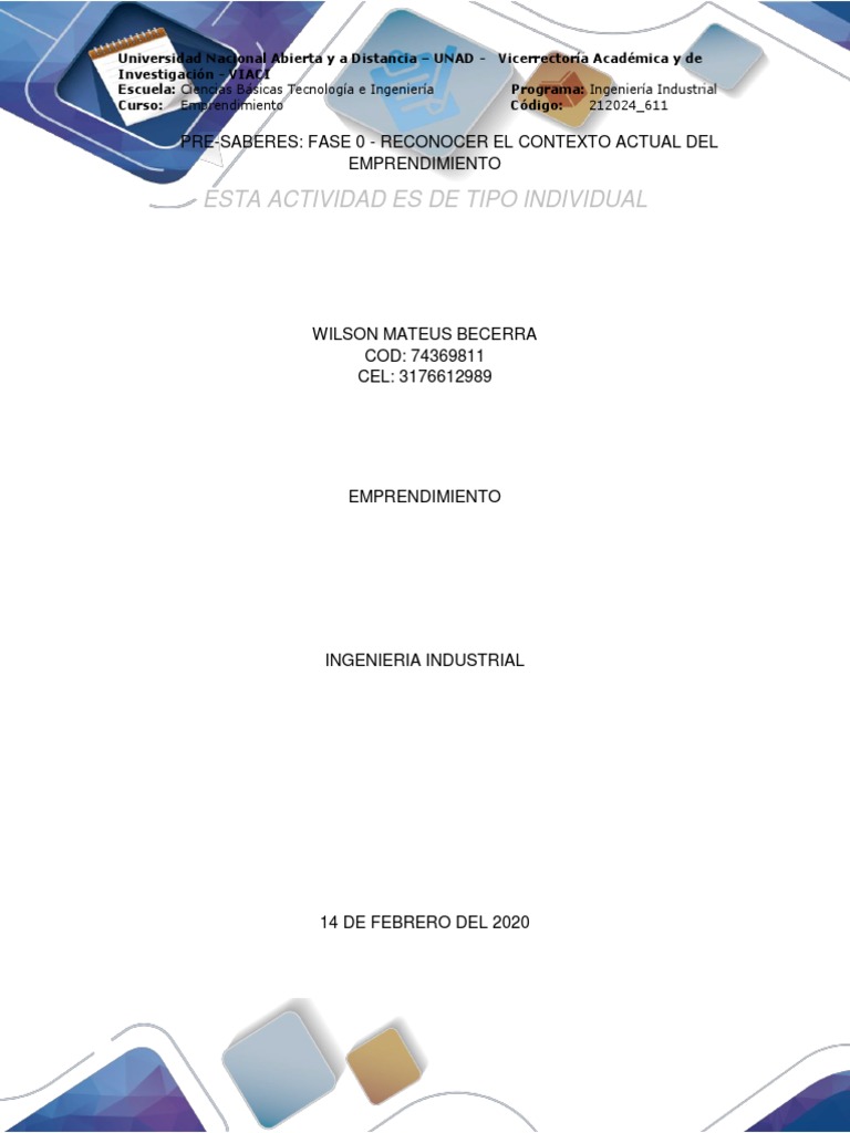 Wilson Mateus Fase1 | PDF | Software | Ingeniería