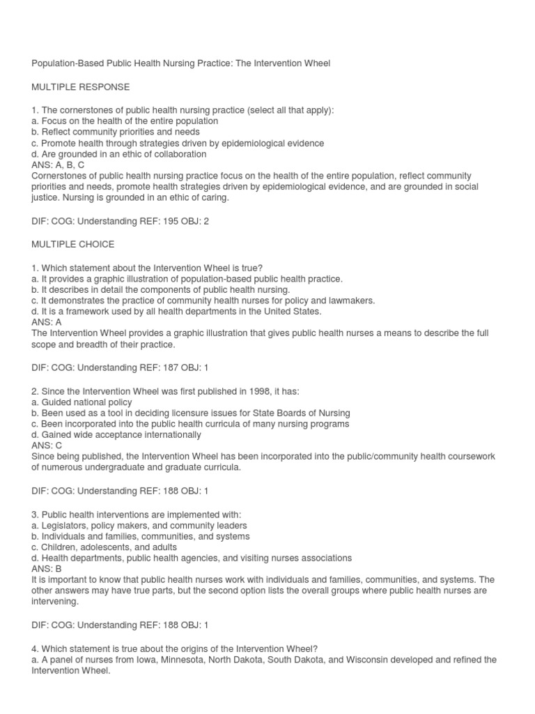 Understanding Population-Based Public Health Nursing Practice Through ...
