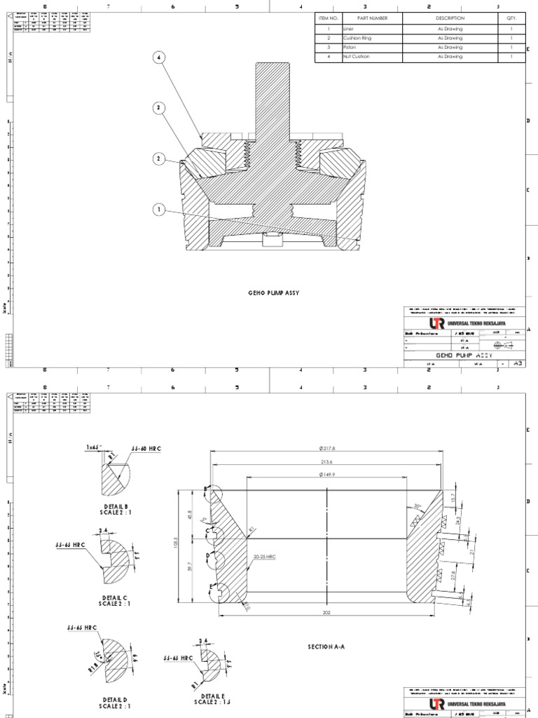 0. VALVE GEHO PUMP ASSY.pdf | Engineering Tolerance | Mechanical ...