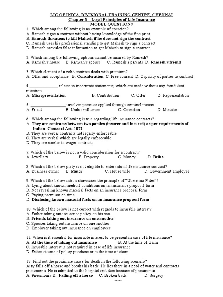 CHAPTER3 | PDF | Life Insurance | Insurance