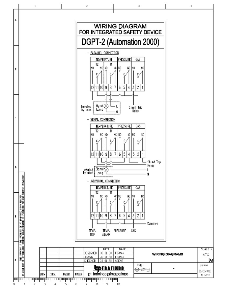 WIRING DIAGRAM-DGPT-250 Kva PDF | PDF